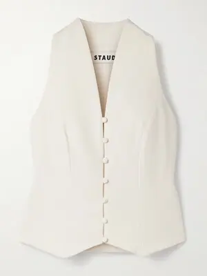 Staud Button Detailed Vests For Women