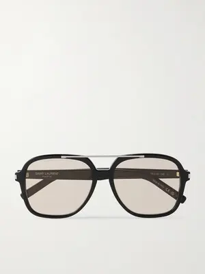 Saint Laurent Aviator-style Sunglasses - Black