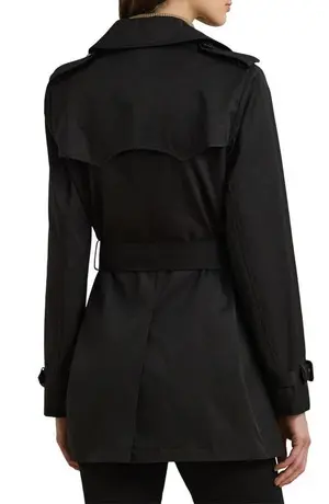 Ralph Lauren Ainsworth Double-breasted Trench Jacket - Black