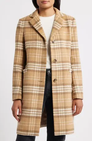 Ralph Lauren Plaid Wool-Blend Coats