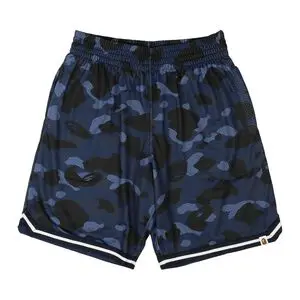 A BATHING APE Camo Wide Fit Basketball Shorts - Blue