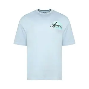 Amiri Airbrush Oversized T-shirt - Blue