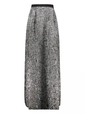 Alberta Ferretti Embroidered Long Skirt