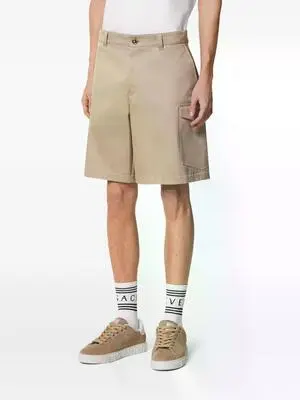 Versace Gabardine Cargo Shorts