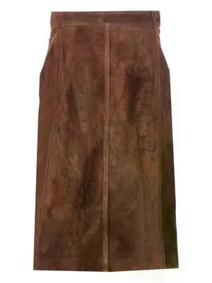 ARMA Button-front Midi Skirt