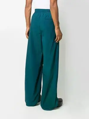 Off-White Elasticated Waist Wide-leg Trousers