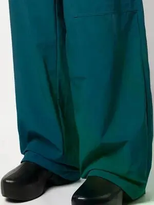 Off-White Elasticated Waist Wide-leg Trousers