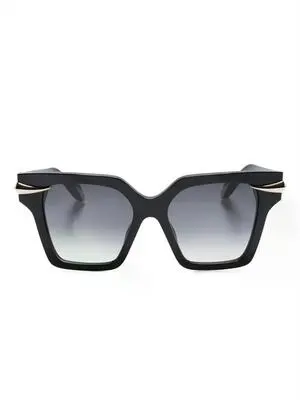 Roberto Cavalli Square-frame Gradient-lenses Sunglasses - Black