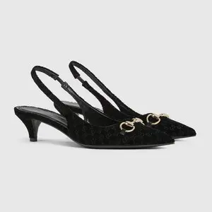 Gucci Slingback Pump With Horsebit Detail