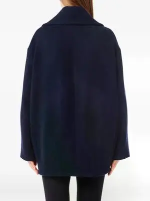 Liu Jo Double-breasted Pea Coat With Chain Embellishment