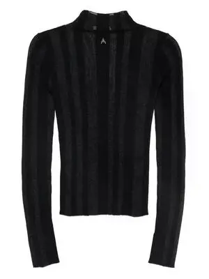 Patrizia Pepe Ribbed Crew-neck Sweater