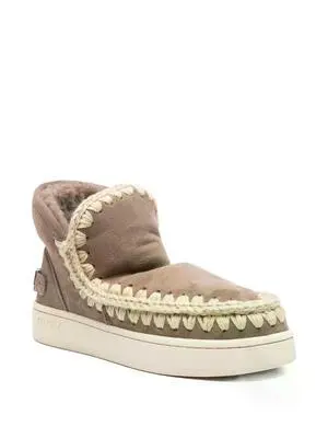 Mou Suede Ankle Boots - Grey