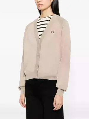 Fred Perry Logo-embroidered Cardigan