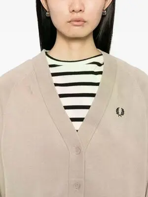 Fred Perry Logo-embroidered Cardigan