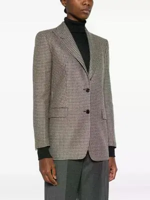 Tagliatore Houndstooth-check Single-breasted Blazer