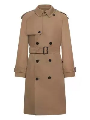 Burberry Long Gabardine Chestwood Trench Coat