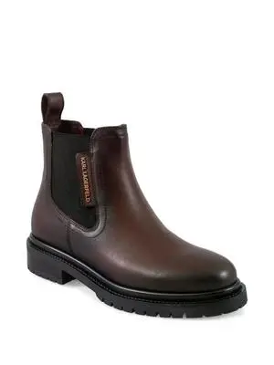 Karl Lagerfeld Leather Chelsea Boots