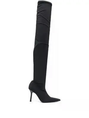 Patrizia Pepe 85mm Stretch Heeled Boots