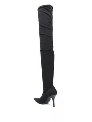 Patrizia Pepe 85mm Stretch Heeled Boots
