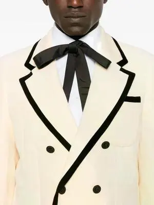 Valentino Garavani Double-breasted Embroidered Blazer