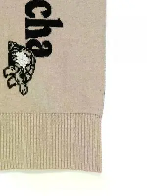 Simone Rocha Logo-printed Scarf - Brown