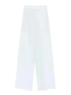 JOSEPH Pleated Wide-leg Trousers - Blue