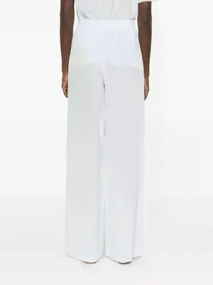 JOSEPH Pleated Wide-leg Trousers - Blue