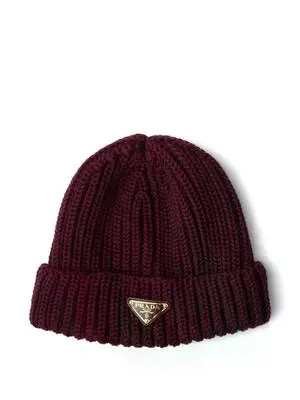 Prada Wool Beanie Red