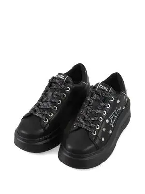 Karl Lagerfeld Platform Studded Sneakers