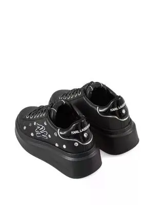 Karl Lagerfeld Platform Studded Sneakers