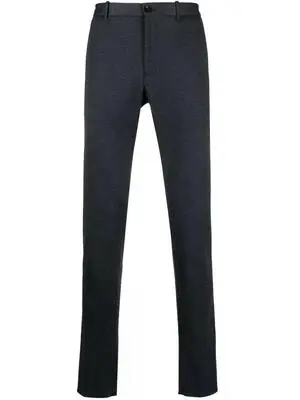 Incotex Houndstooth-pattern Tailored Trousers - Blue