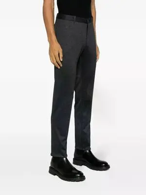 Incotex Houndstooth-pattern Tailored Trousers - Blue