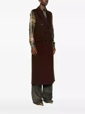 Gucci Double-breasted Sleeveless Coat