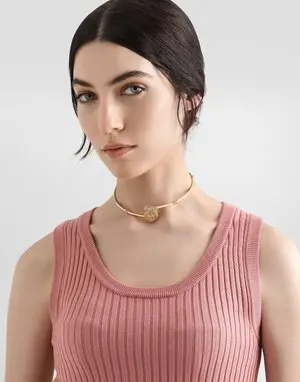 Dolce & Gabbana Devotion Diamond Choker - Gold
