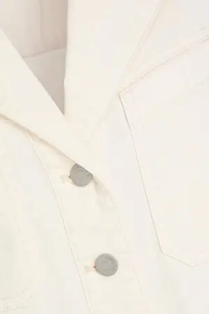 Veronica Beard Mckinley Cotton-blend Twill Mini Shirt Dress