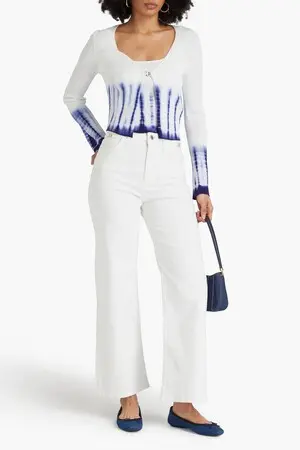 Maje Embellished High-rise Straight-leg Jeans