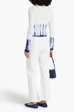 Maje Embellished High-rise Straight-leg Jeans