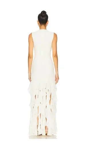 PatBO Gavea Mesh Maxi Dress
