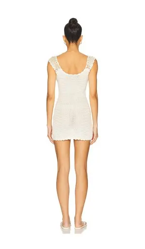 Frankies Bikinis Kai Crochet Mini Dress