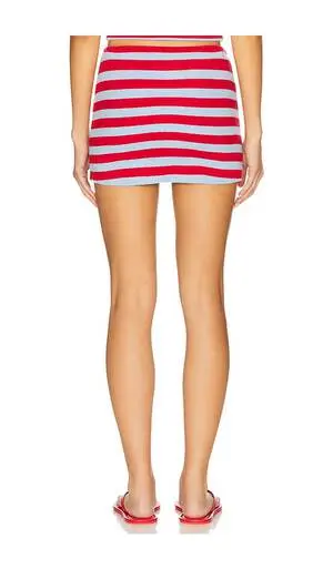 Frankies Bikinis Marialla Cloud Knit Skort - Blue Raspberry