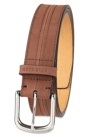 Cole Haan Leather Belt - Chocolate