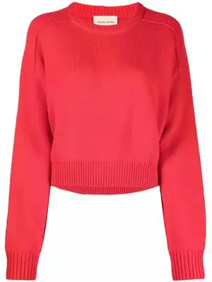 Loulou De Saison Bruzzi Wool-cashmere Jumper - Red