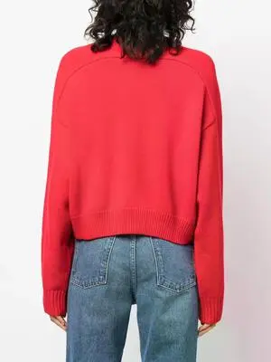 Loulou De Saison Bruzzi Wool-cashmere Jumper - Red
