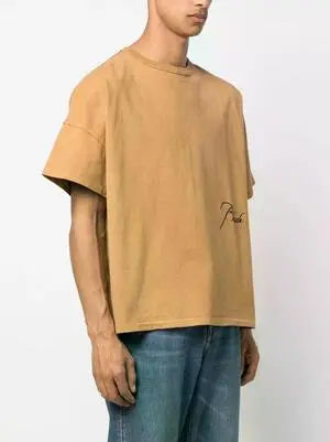 Rhude Embroidered-logo Cotton T-shirt