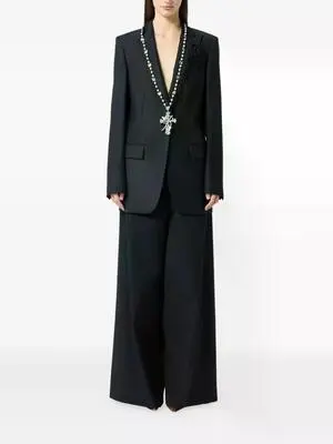 Blumarine Wide-leg Panelled Trousers
