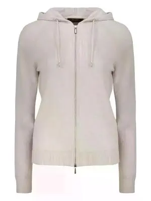 MOORER Zip-up Drawstring Trousers Set
