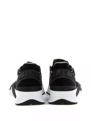Fendi Flow Ff Jacquard Sneakers - Black