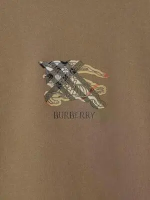 Burberry Equestrian Knight-check Sweatshirt - Brown
