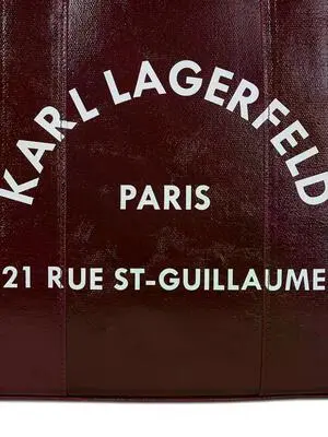Karl Lagerfeld Rue St-guillaume Coated Tote Bag