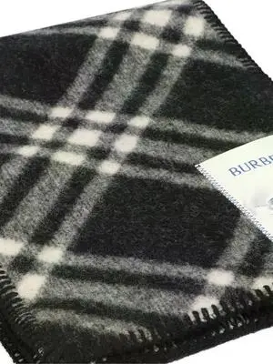 Burberry Checked Wool Scarf